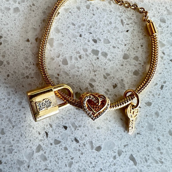 Pandora | Jewelry | Gold Pandora Bracelet | Poshmark